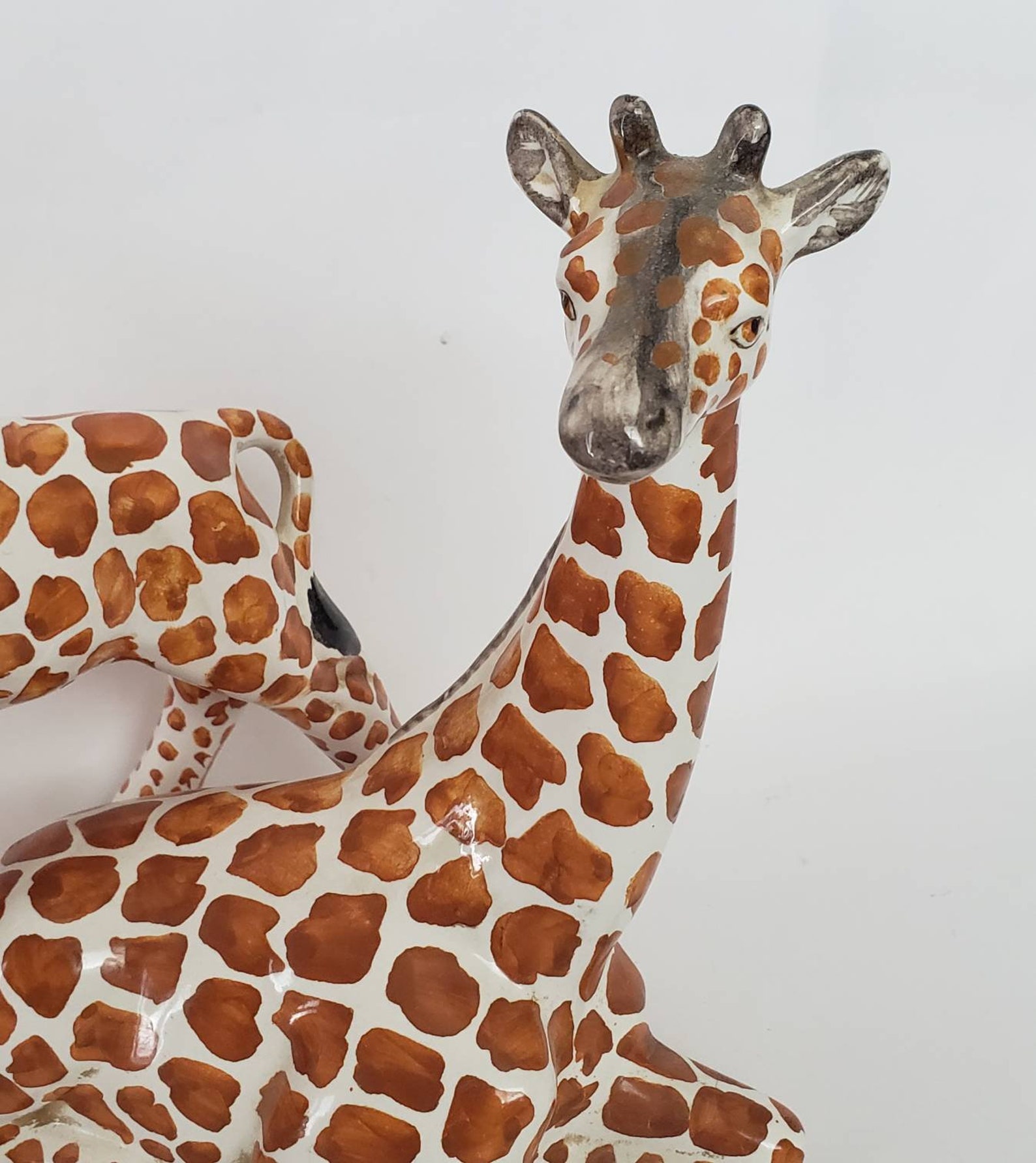 Vintage Figurine Giraffe Pair Made in Italy Rare Set - Etsy