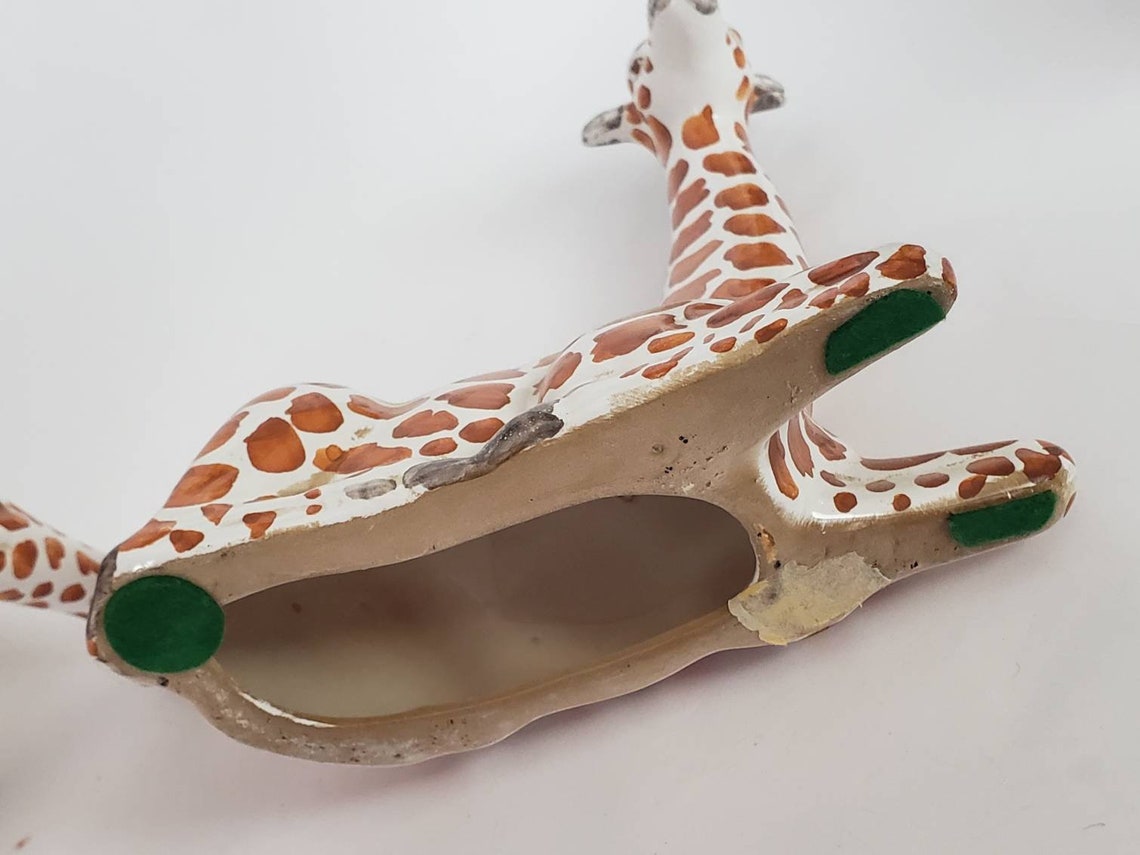 Vintage Figurine Giraffe Pair Made in Italy Rare Set - Etsy