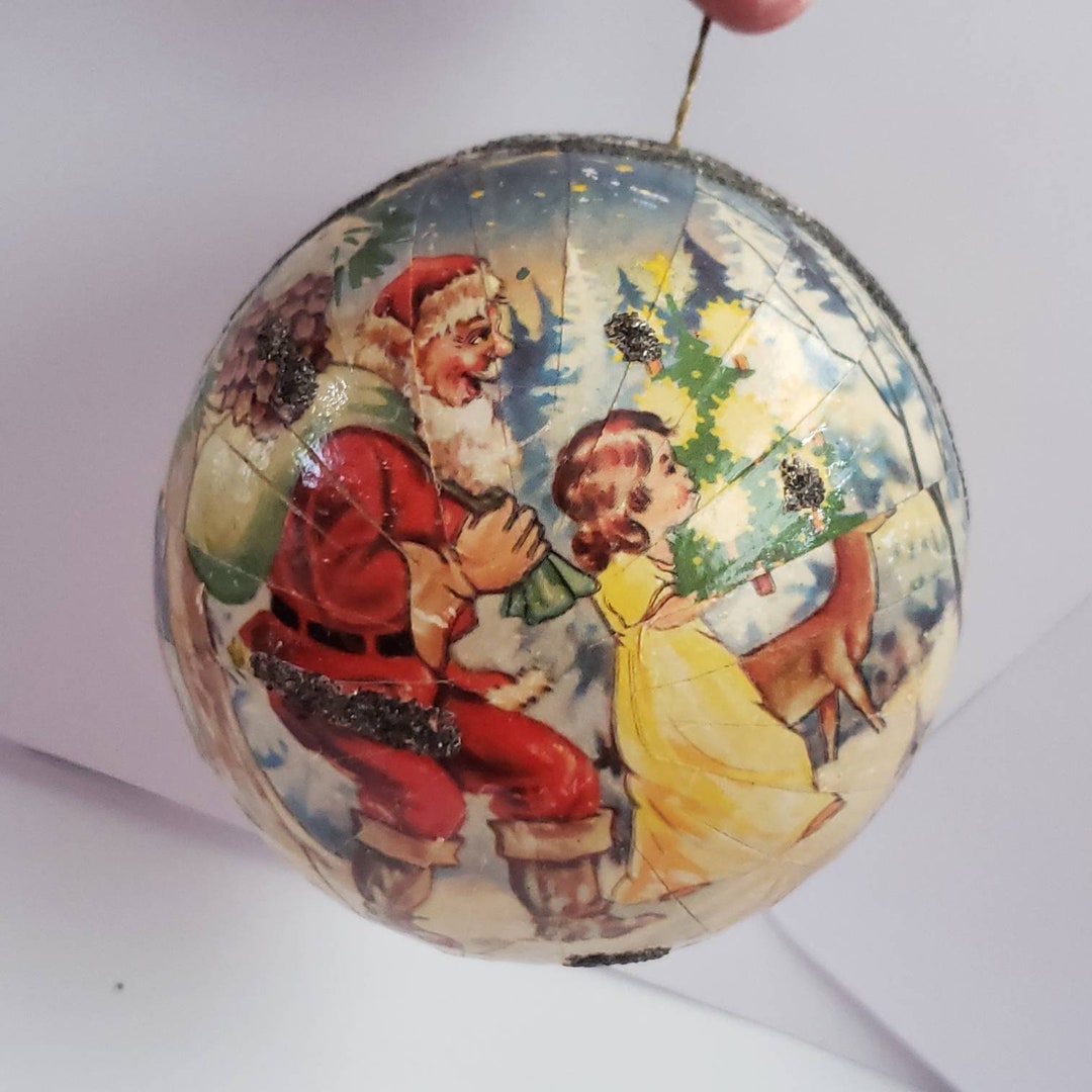 Vintage Candy Container Christmas Ornament Santa Claus - Etsy