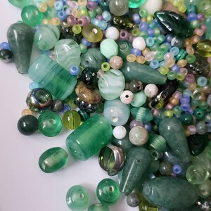 Mixed Lot Jewelry Making Craft Beads Green Collectible Beads - Etsy