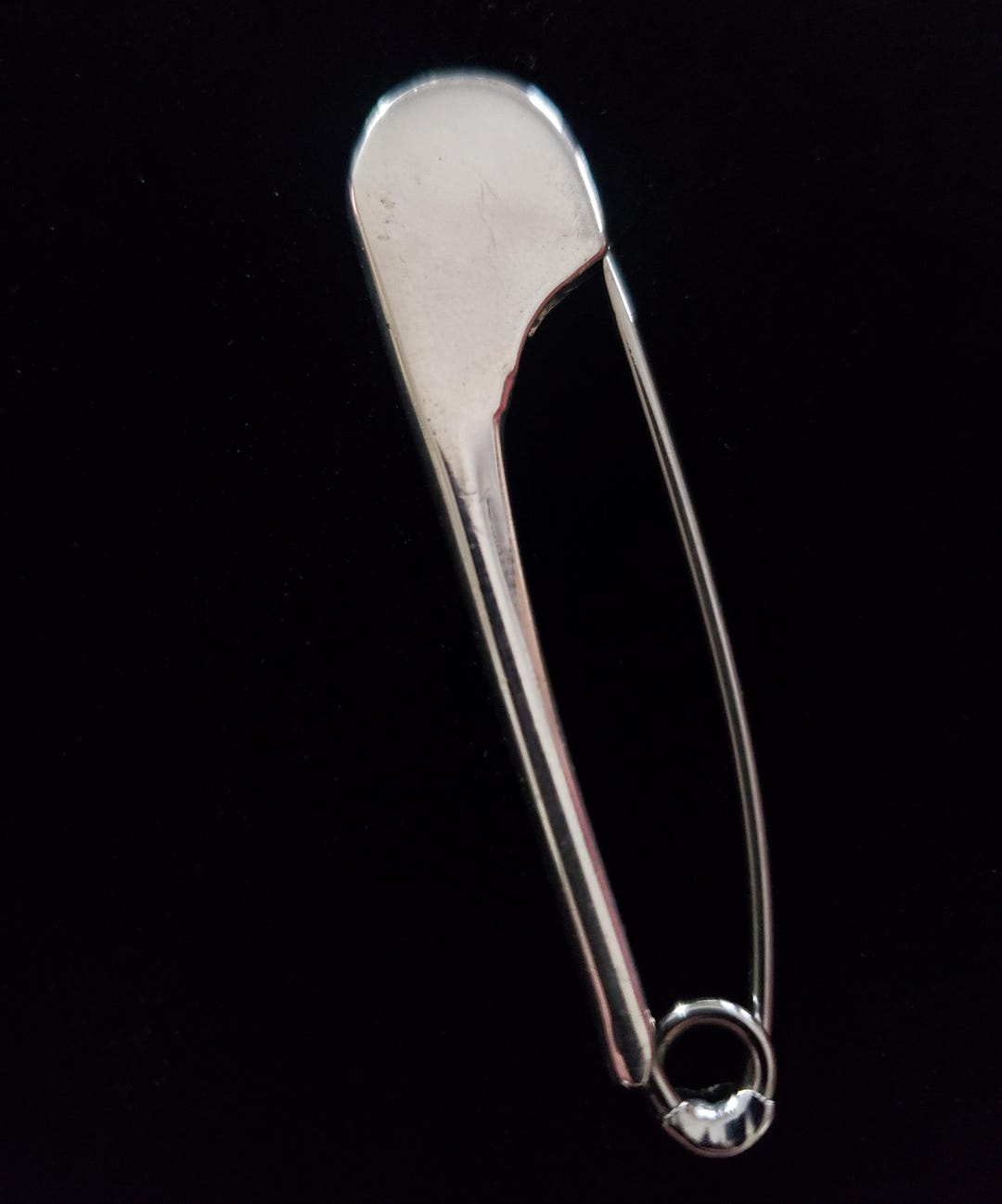 Diaper Pin Safety Pin Sterling Silver Rare Antique Collectible - Etsy