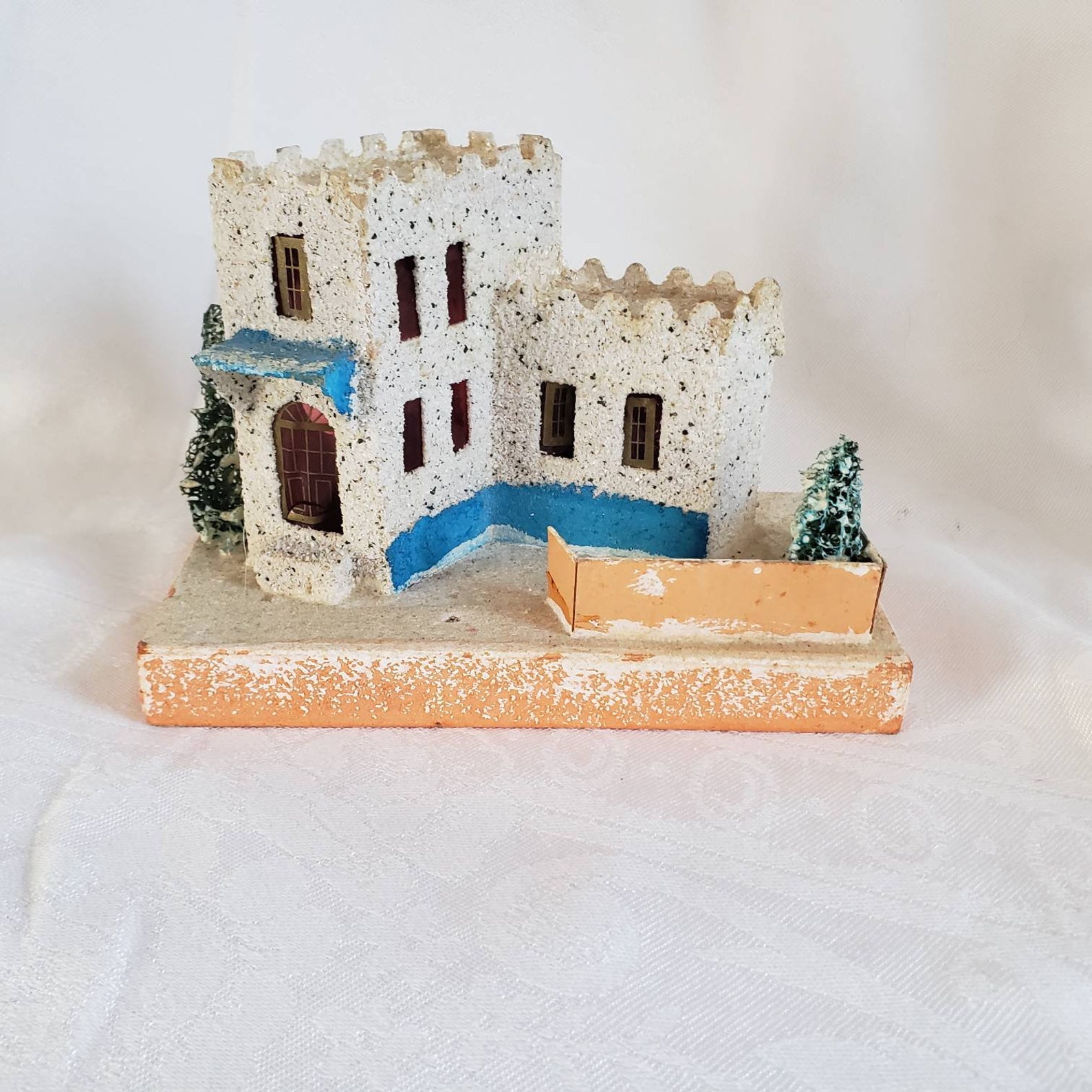 Vintage Christmas Village House Retro Collectible Made in - Etsy