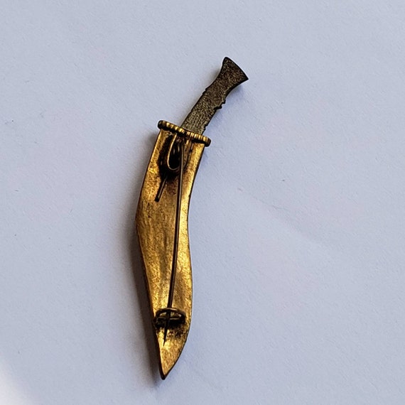 Vintage Brooch Dagger Retro Collectible Costume Jewel… - Gem