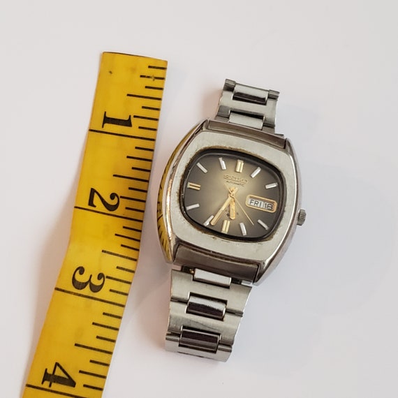 Seiko Watch Automatic Day Date Rare Retro Collectible… - Gem