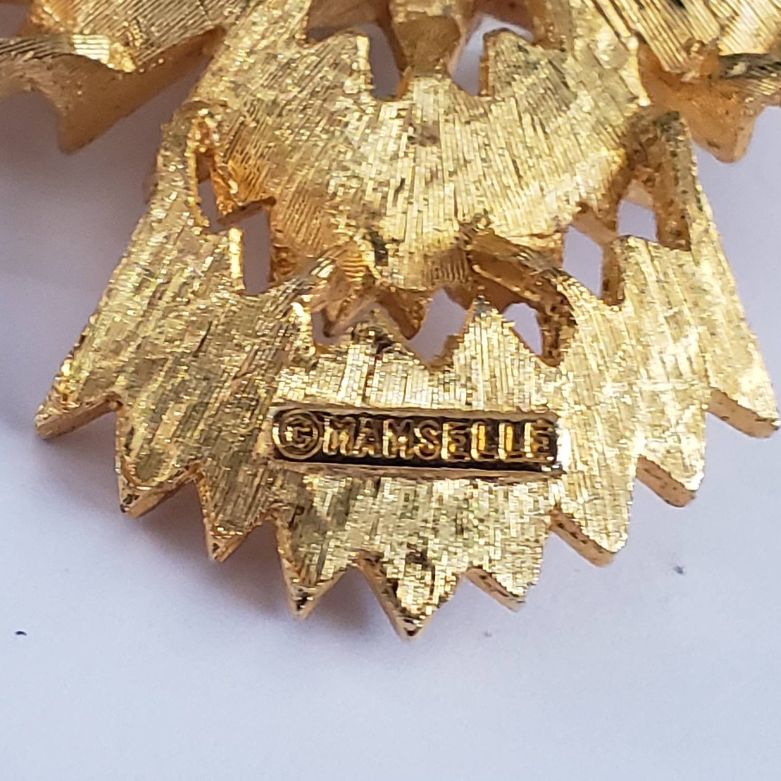 Vintage Brooch Designer Mamselle Retro Collectible Pin Costume - Etsy