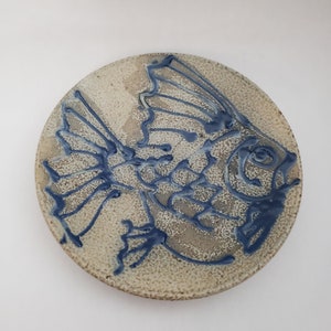 Fish Plate Pottery Collectible Unique Find Studio Art Pottery - Etsy
