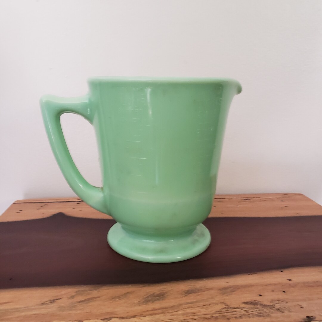 Jadeite Measuring Cup Vintage Green Jadeite Rare Kitchen Estate ...