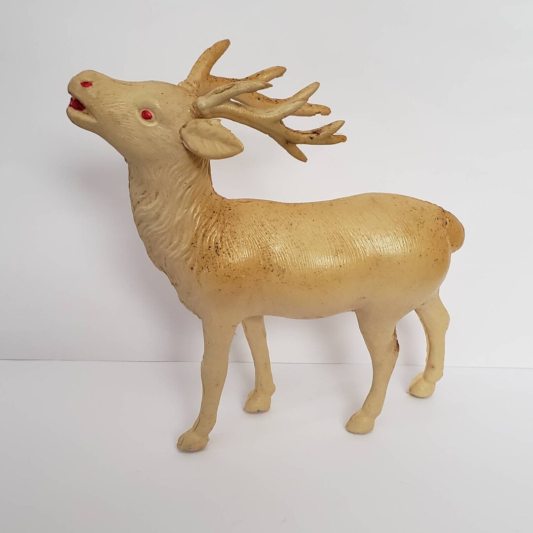 Vintage Christmas Reindeer Made in Occupied Japan Rare Celluloid ...