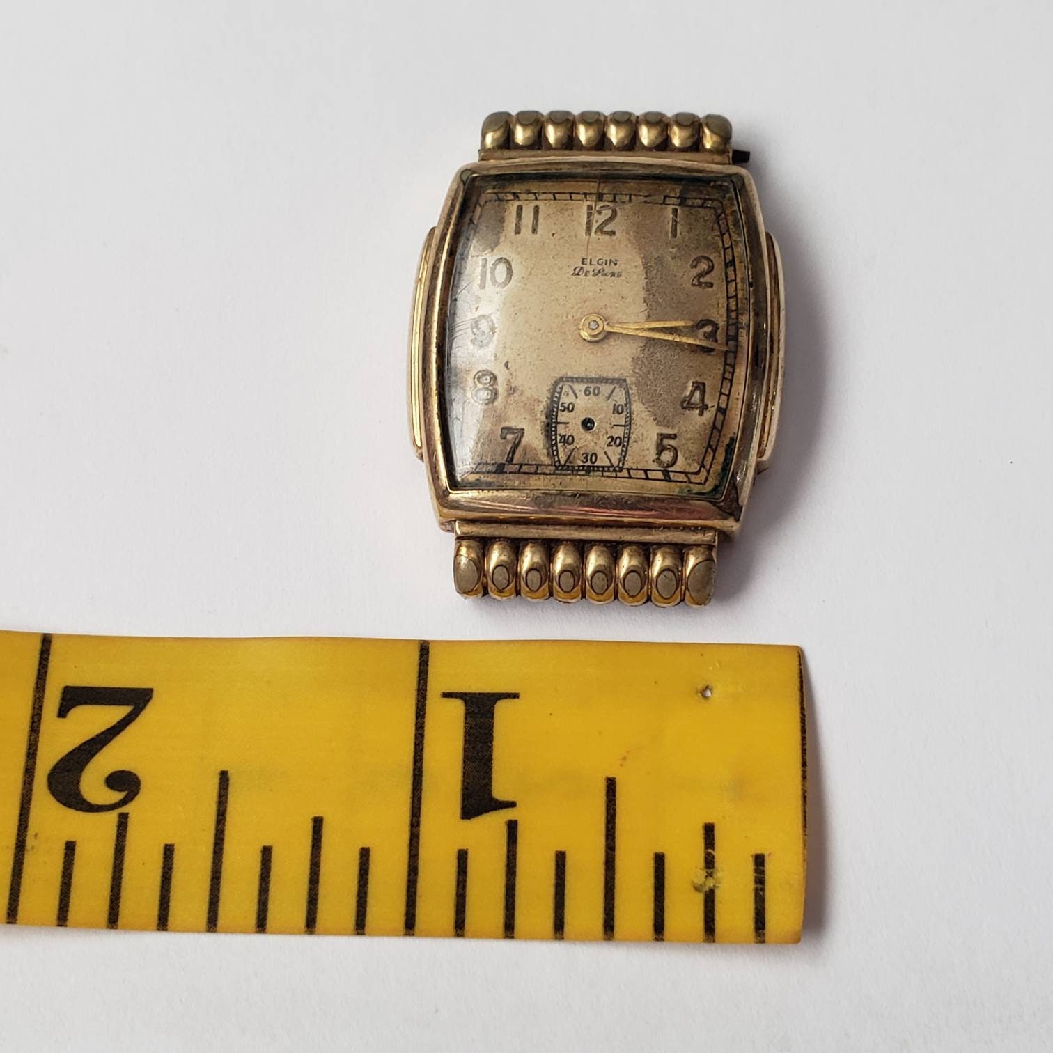 Vintage Watch Designer Elgin Deluxe Retro Collectible Time Piece - Etsy