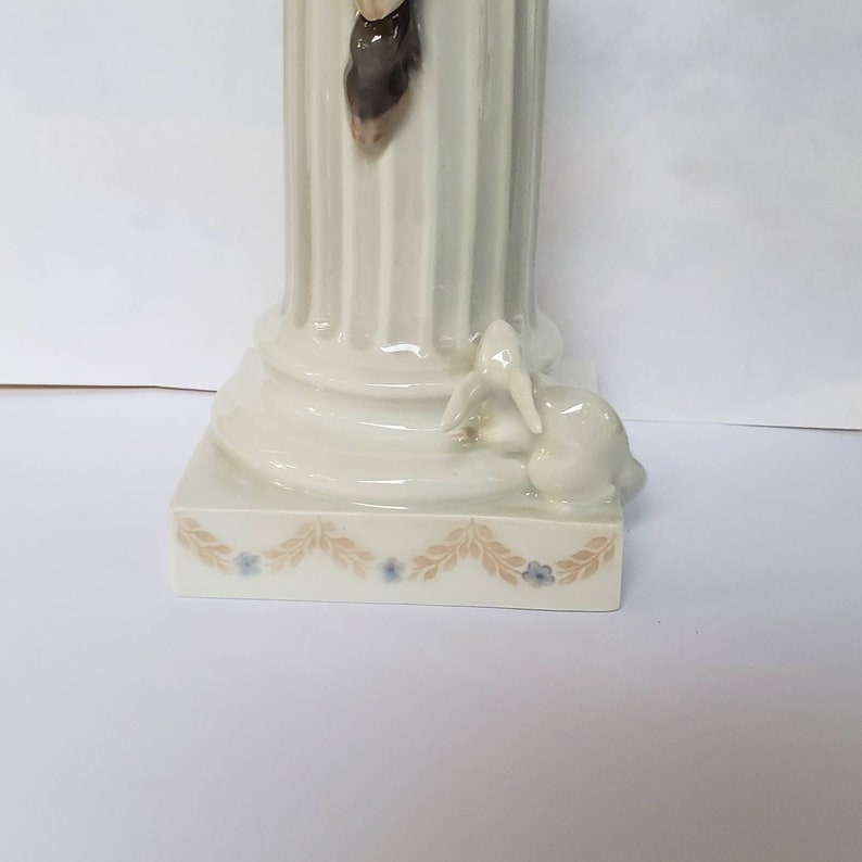 Rare Royal Copenhagen Faun Figurine on Pedestal With Rabbit #456 Rare ...