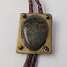 Rare Antique Bolo Stone Center Handmade Early Collectible Southwestern ...