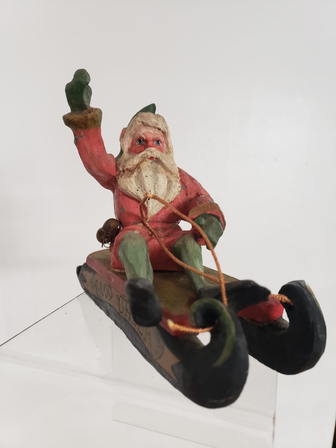 Santa Claus Figurine House of Hatten 1988 Vintage Christmas Collectible ...