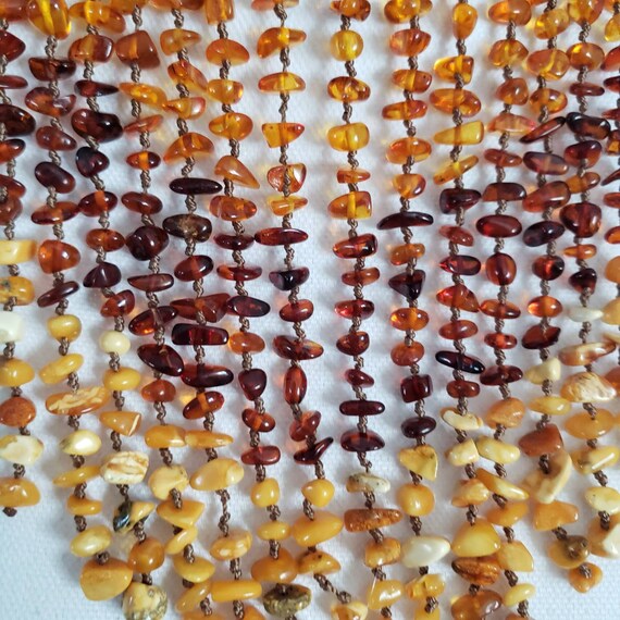Rare Antique Necklace Retro Collectible Multiple Stra… - Gem