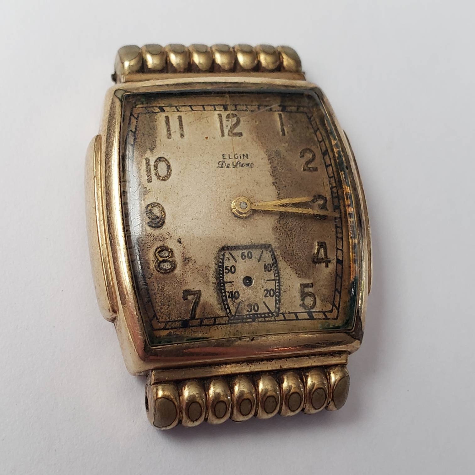 Vintage Watch Designer Elgin Deluxe Retro Collectible Time Piece - Etsy