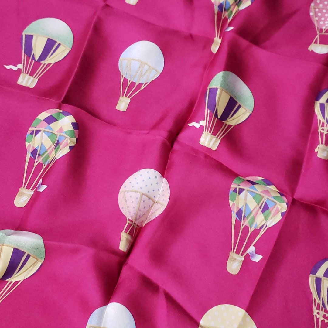 Hot Air Balloon Scarf Designer Talbots Bright Colors Fun Fashion ...