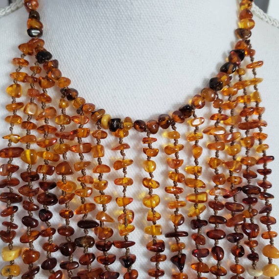 Rare Antique Necklace Retro Collectible Multiple Stra… - Gem