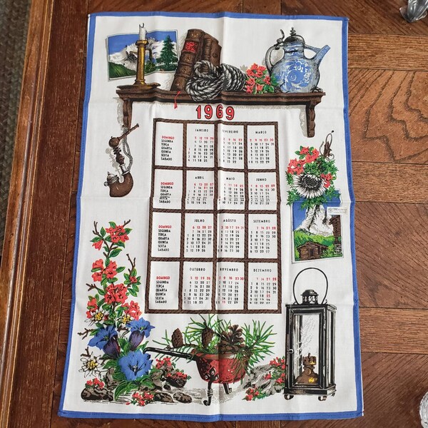Tea Towel Calendar - Etsy