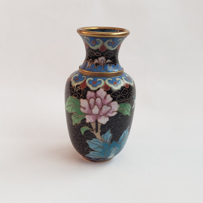 Cloisonne Vase - Etsy