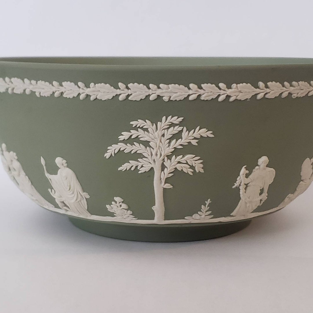 Wedgewood Green Jasperwear Ornate Decorative Collectible - Etsy