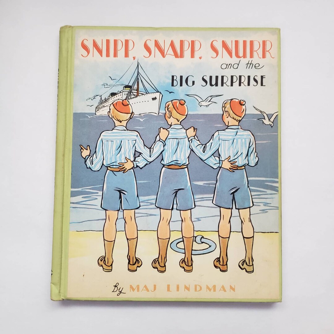 Vintage Book Snipp Snapped Sure and the Big Surprise by Maj Lindman ...