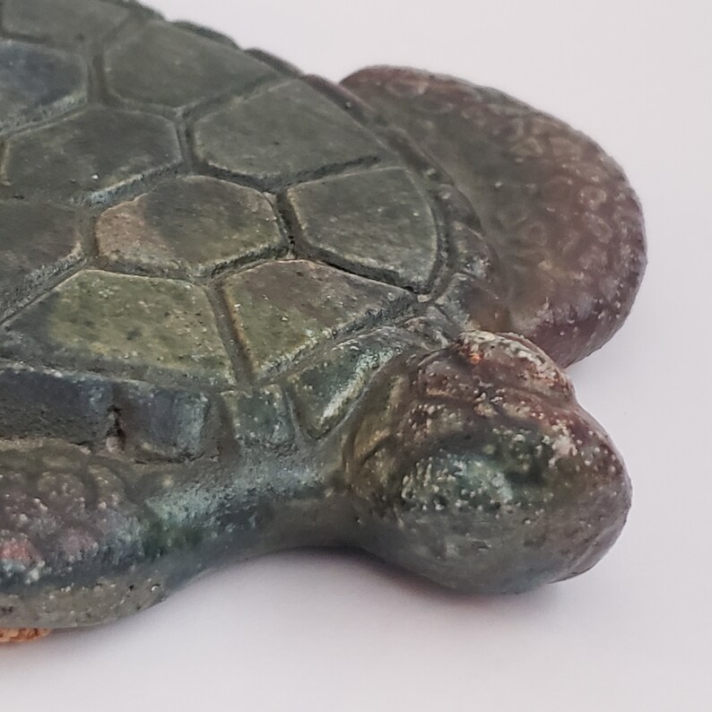 Sea Turtle Pottery Figurine Collectible Studio Pottery - Etsy