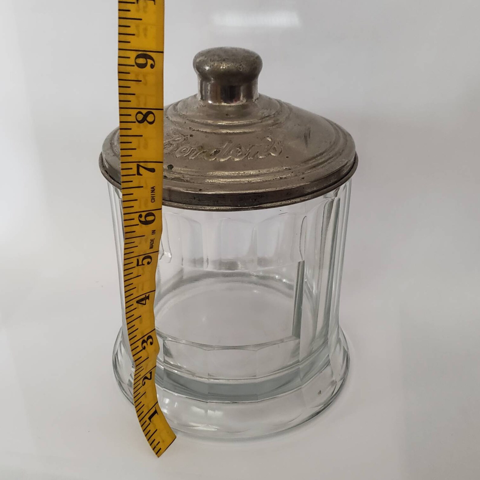 Borden's Antique Jar Malted Milk Container With Lid Rare - Etsy