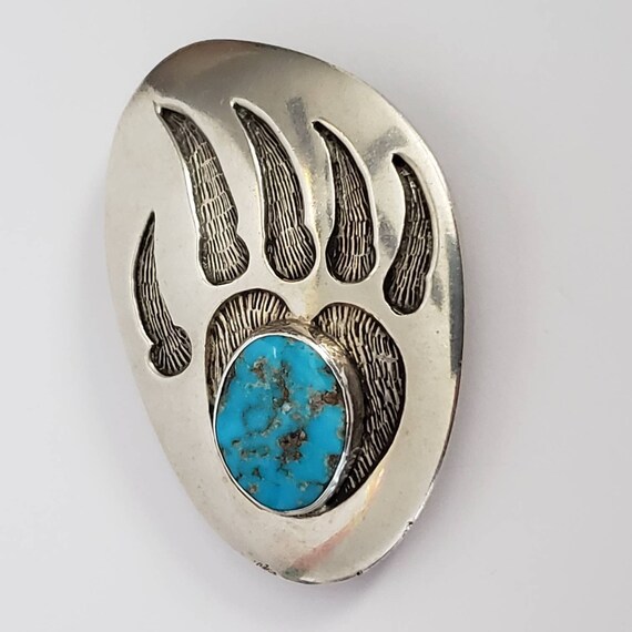 Rare Bolo Turquoise Bear Claw Theme Rare Collectible | Etsy