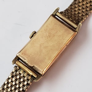 Rare Waltham Tank Designer Watch Vintage Retro Collectible Time Piece ...