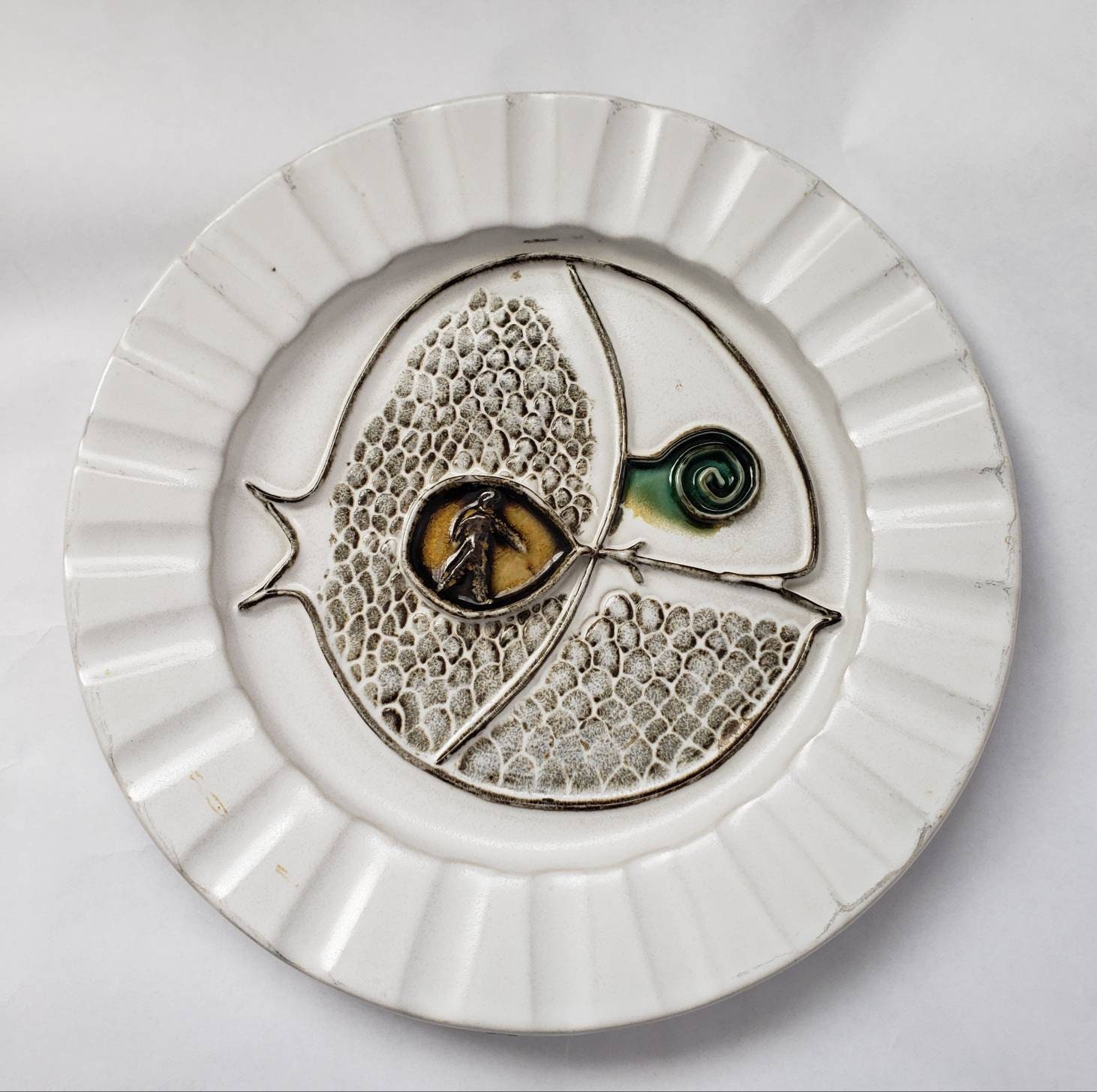 Plate Bennington Potters Vermont Whale Fish Collectible Unique - Etsy