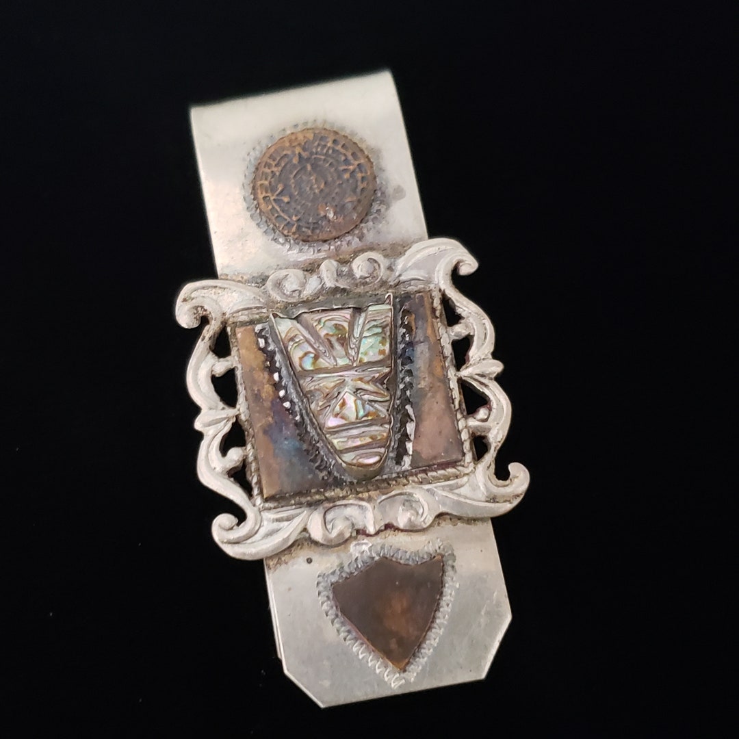 Rare Vintage Money Clip Abalone Rare Retro Collectible - Etsy