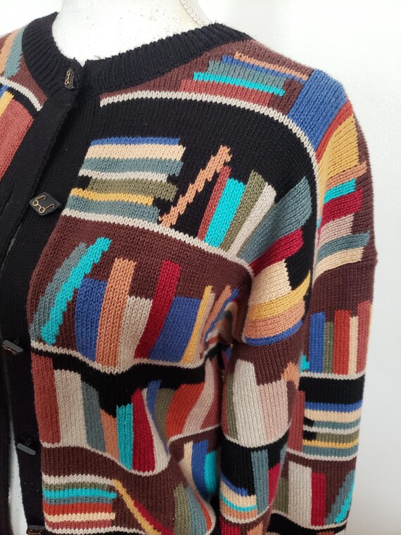 Sweater Christine Foley Cardigan Book Theme Collecti… - Gem