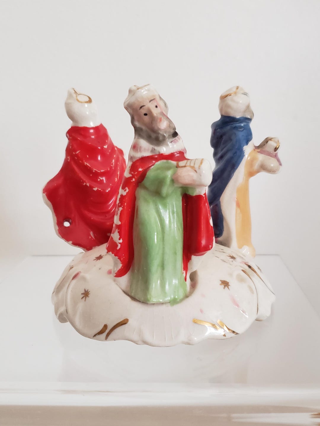 Three Kings Candle Holder King Figurine Christmas Collectible ...