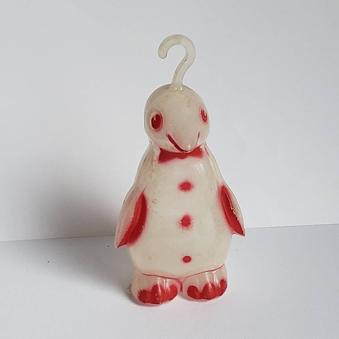 Vintage Christmas Ornament Penguin Retro Collectible Plastic - Etsy