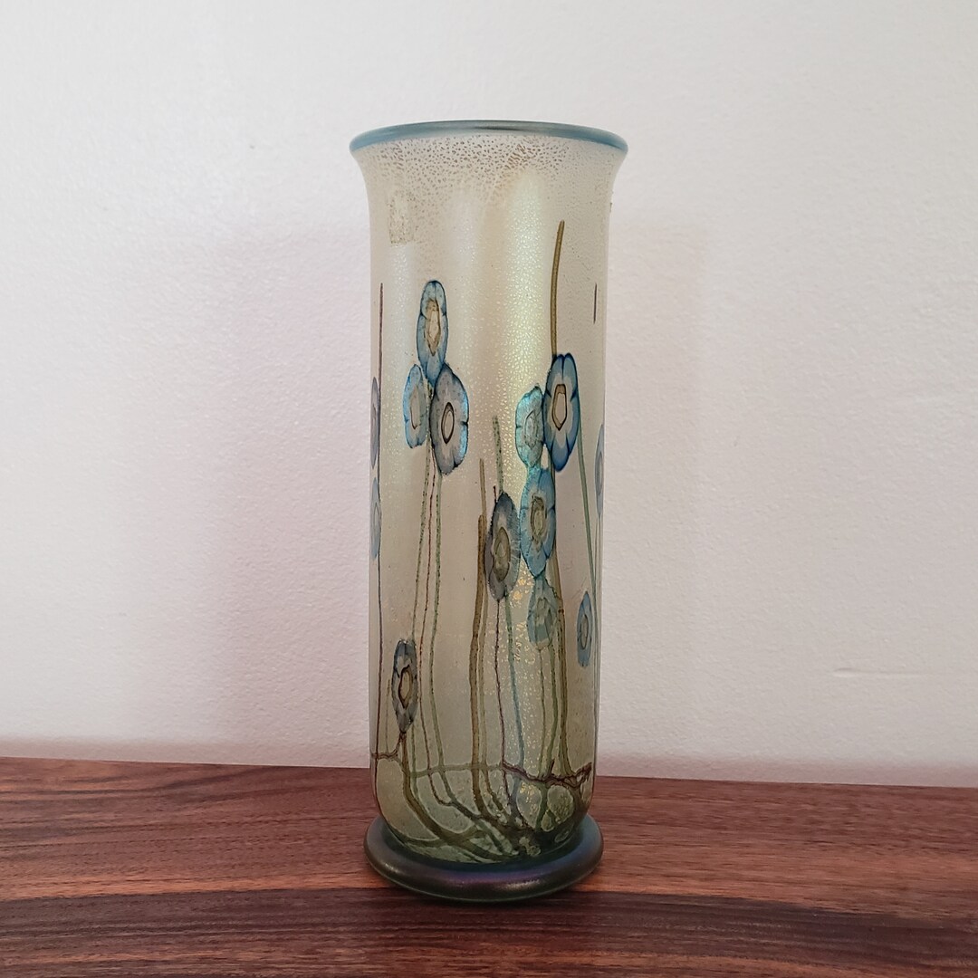 Rare Vintage Art Glass Vase Stunning Studio Glass - Etsy