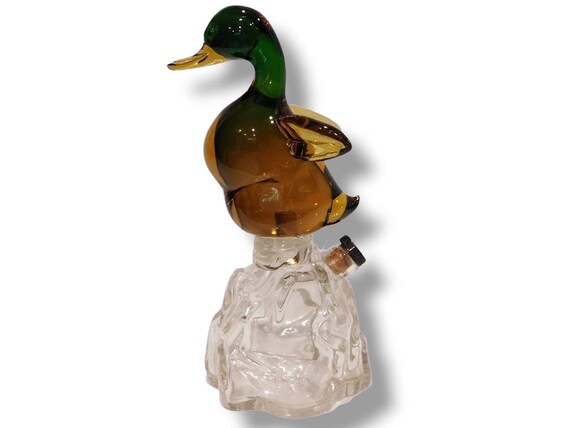 Vintage 1950's Murano Glass Crystal Duck Decanter. - Etsy