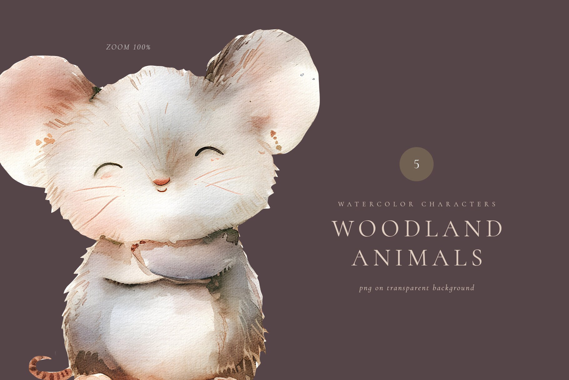 Watercolor Woodland Baby Animals Clipart, Woodland Baby Shower, First ...