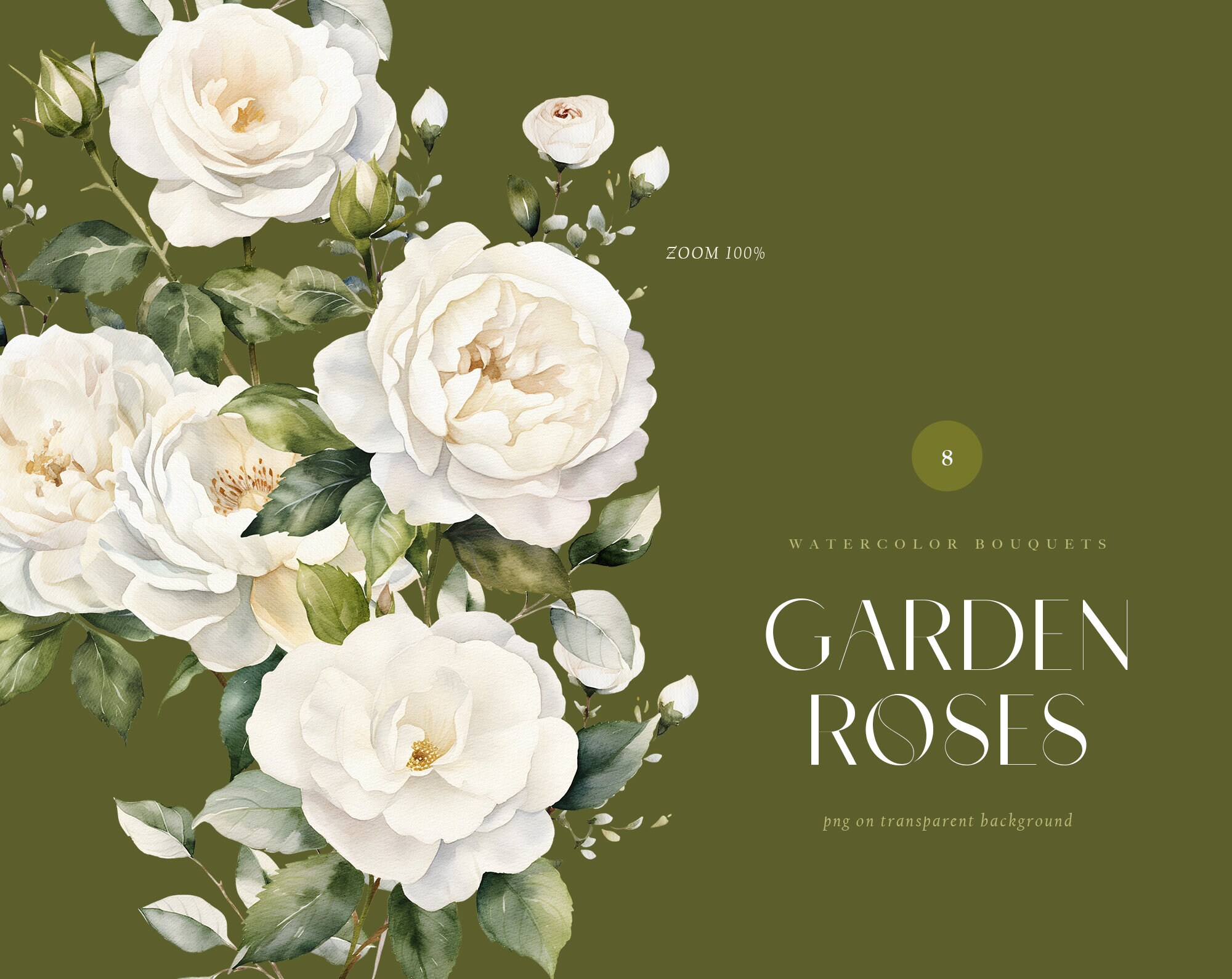 Watercolor White Peonies Clipart, Wedding White Flower Bouquets, White ...