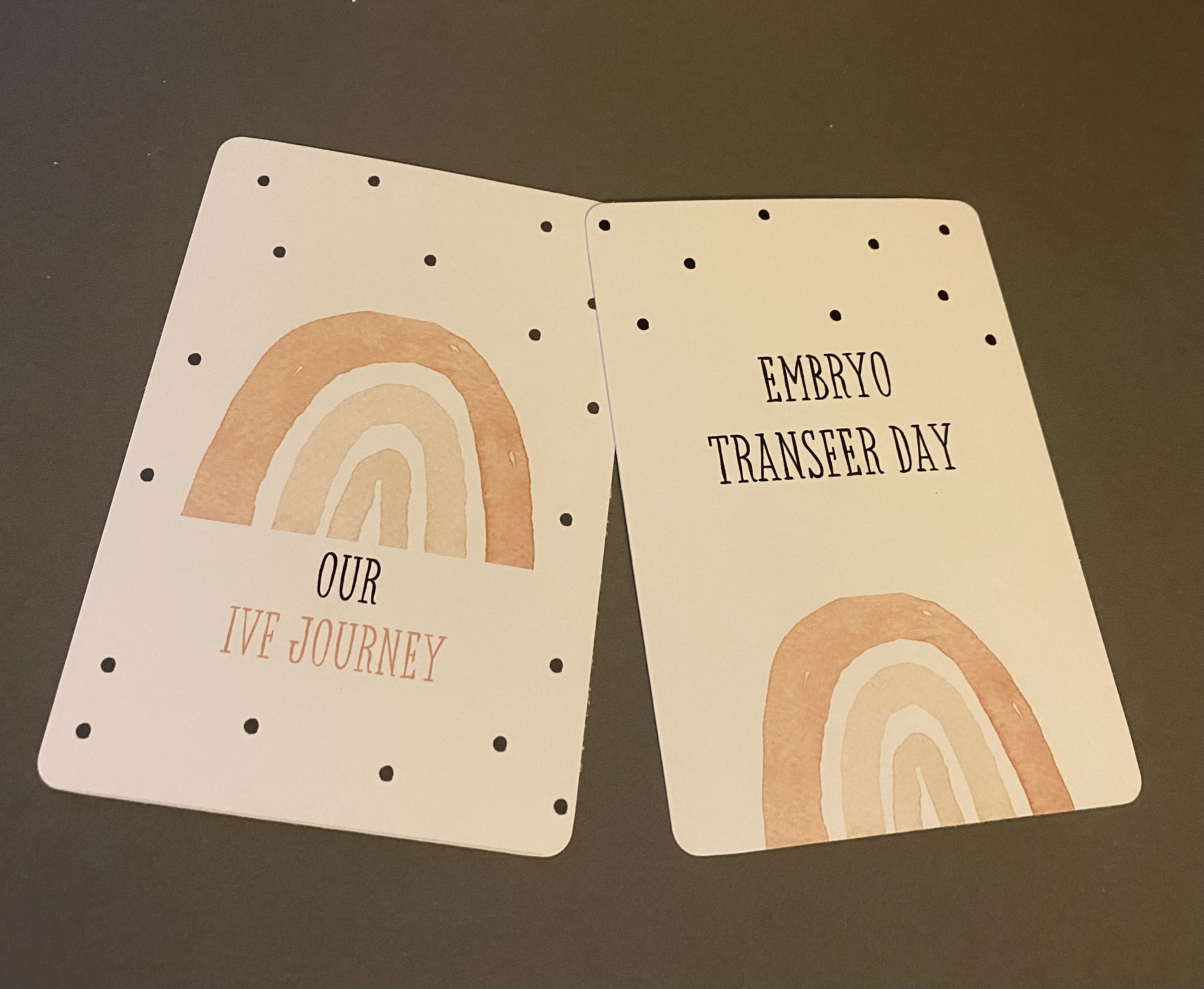 IVF Milestone CardsIVF Journey IVF Baby Fertility | Etsy