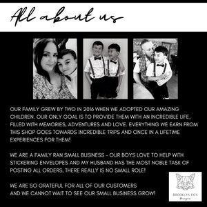 Adoption Profile Template, Modern Adoption Profile Book, Digital ...