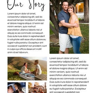 Adoption Profile Template, Modern Adoption Profile Book, Digital ...