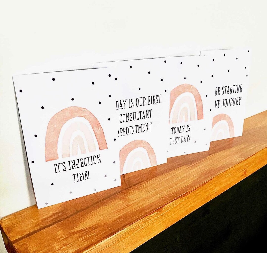 IVF Milestone Cards,ivf Journey, IVF Baby, Fertility, Conception ...