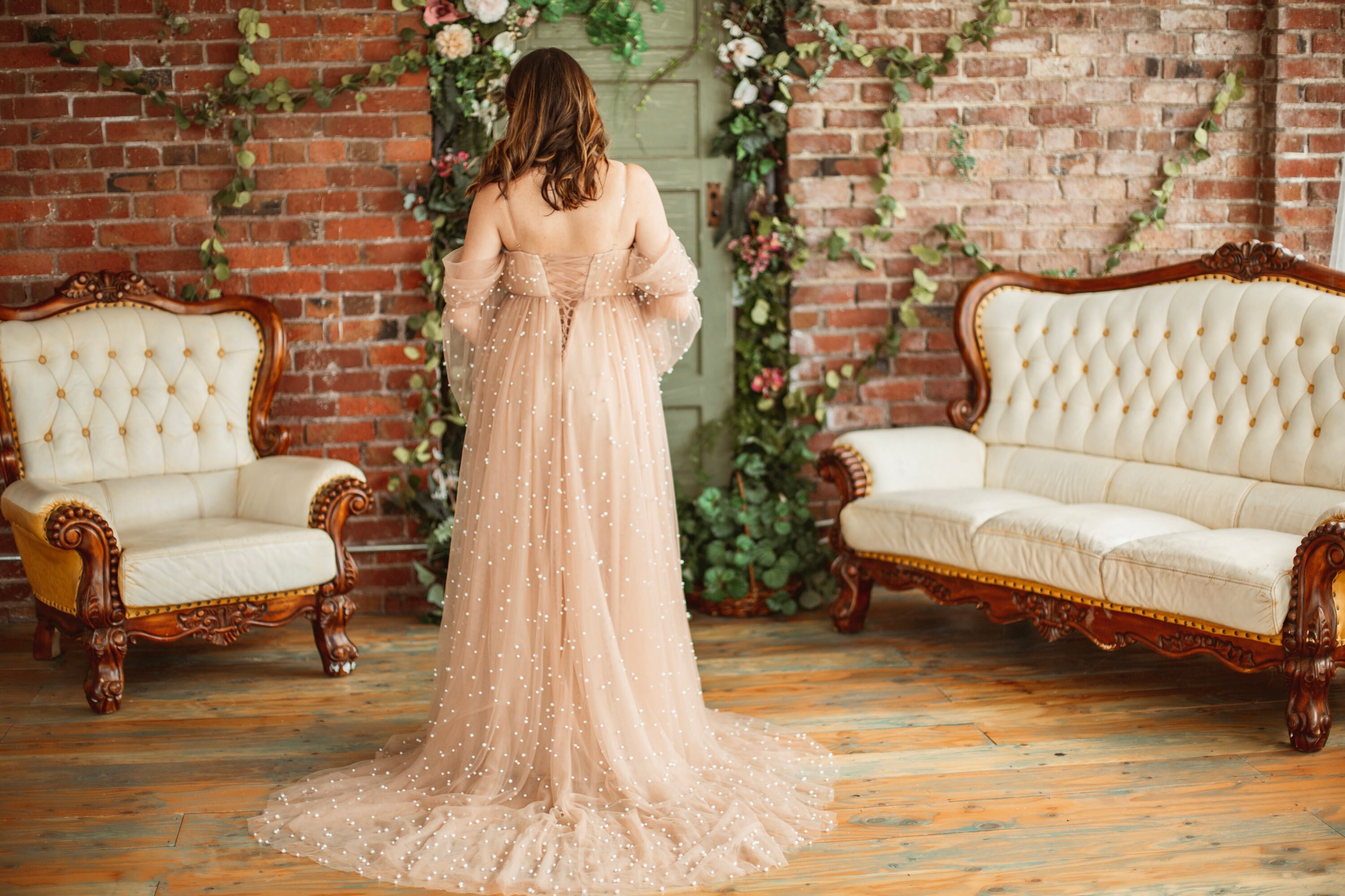 Maternity Dress For Photo Shoot Pearl Tulle Maternity Wedding Etsy