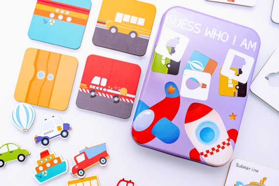 Learning & School ABA Transportation Matching Puzzle Set Toys & Games ...