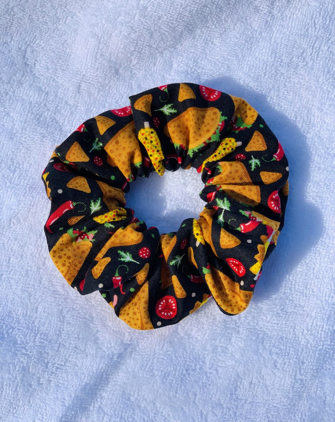 Taco Tuesday Scrunchie/street Corn Scrunchie/nacho Scrunchie/taco Scrunchie - Etsy