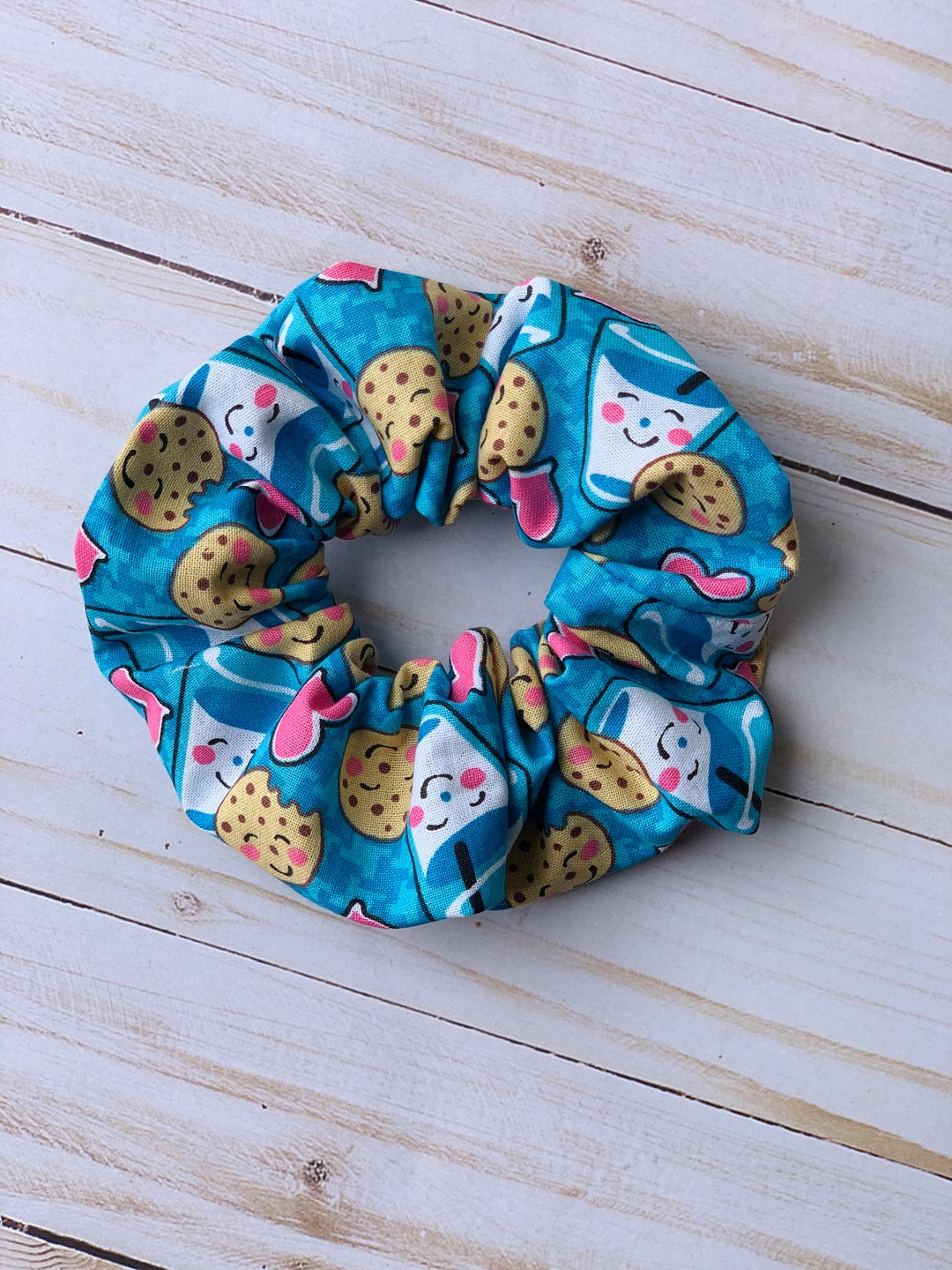 Cookies and Milk Scrunchie/cookie Scrunchie/milk Scrunchie/food ...