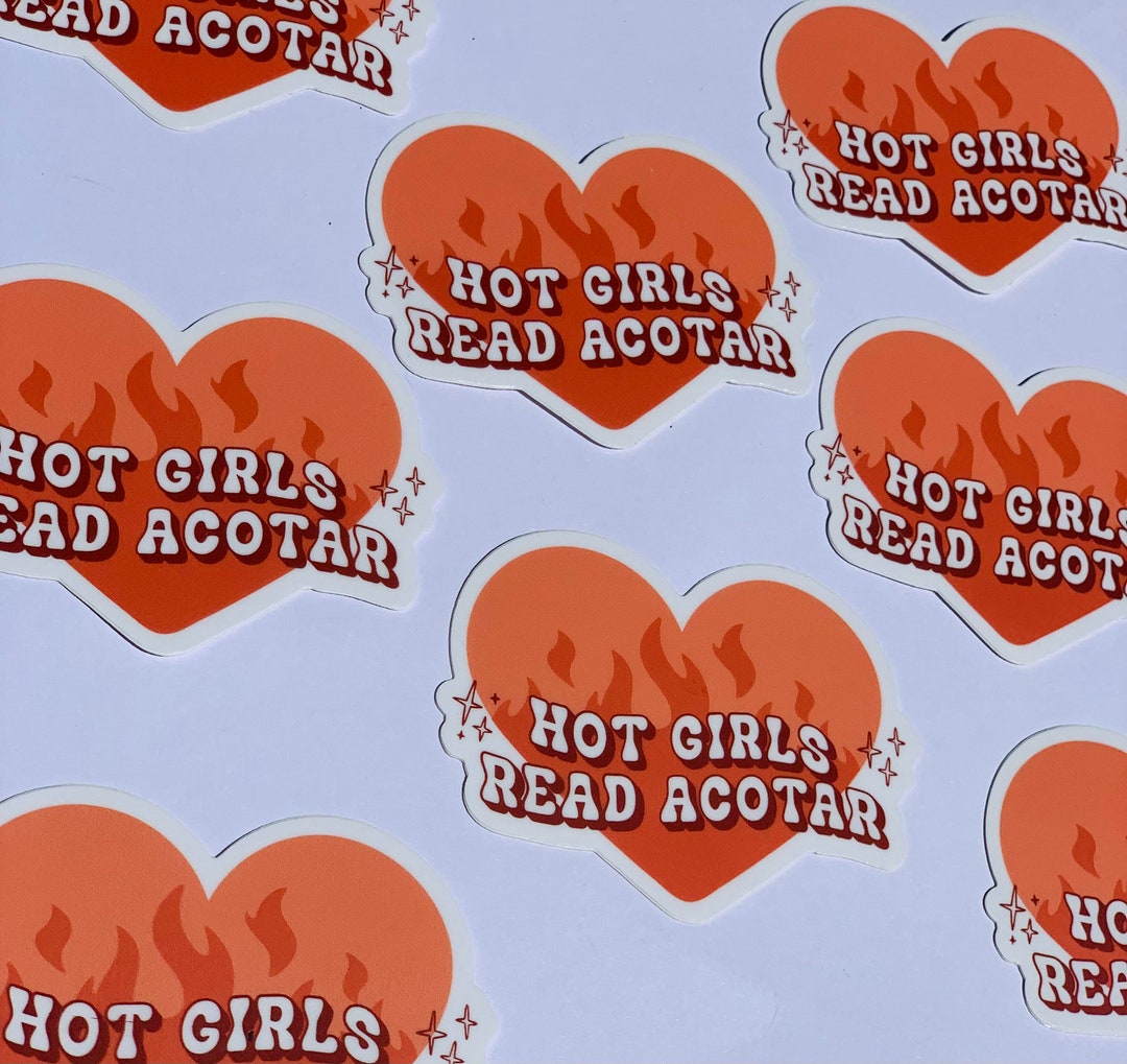 ACOTAR Hot Girls Vinyl Sticker/kindle Vinyl Sticker/bookish Reading ...