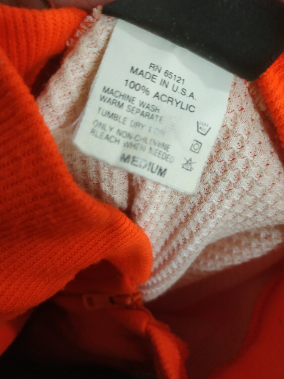 Vintage Camber Jacket Orange Color Size M Made in USA - Etsy