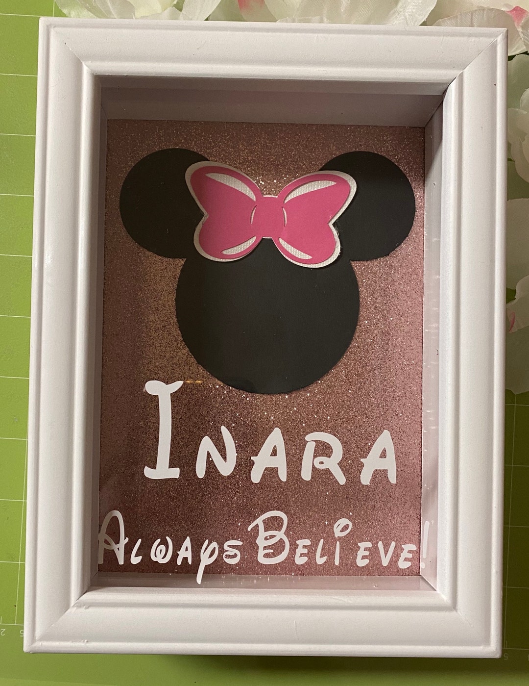 5 by 7 Mouse Head Shadow Box - Etsy