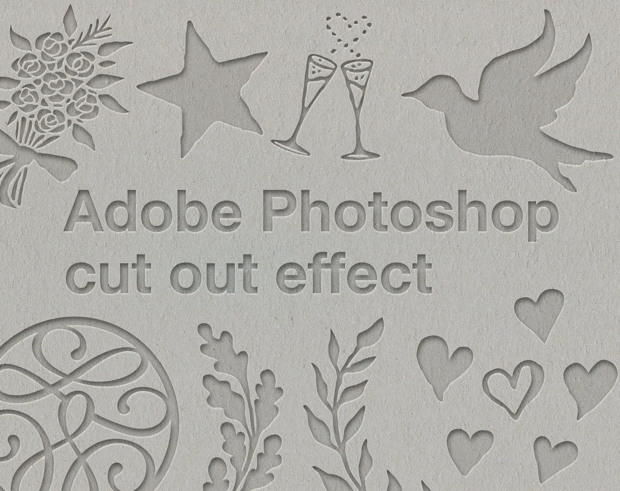 Adobe Photoshop Paper Cut Out Effect 15 Photoshop Layer Styles & 28 ...