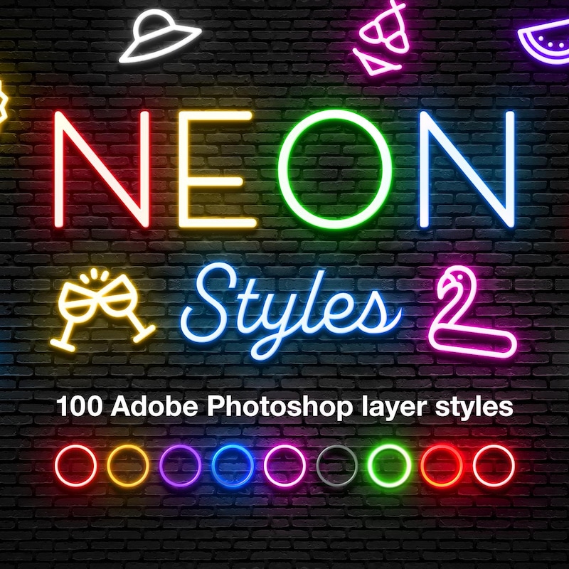 Neon Lights Anime - Etsy
